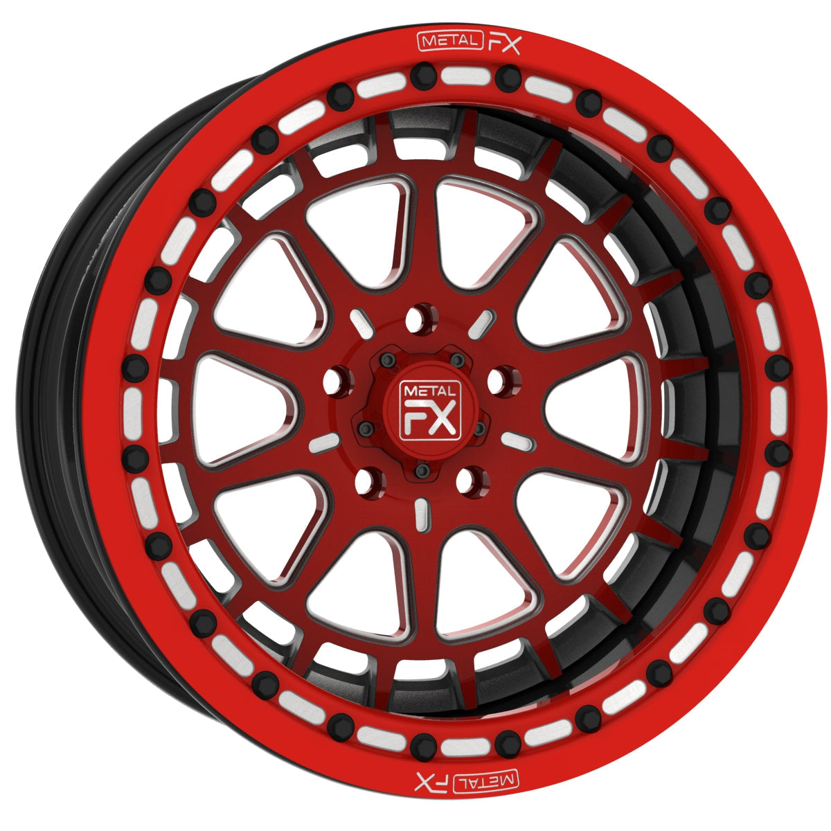 17" Outlaw R - Forged 3-Piece - Beadlock - Custom | Metal FX Offroad ...