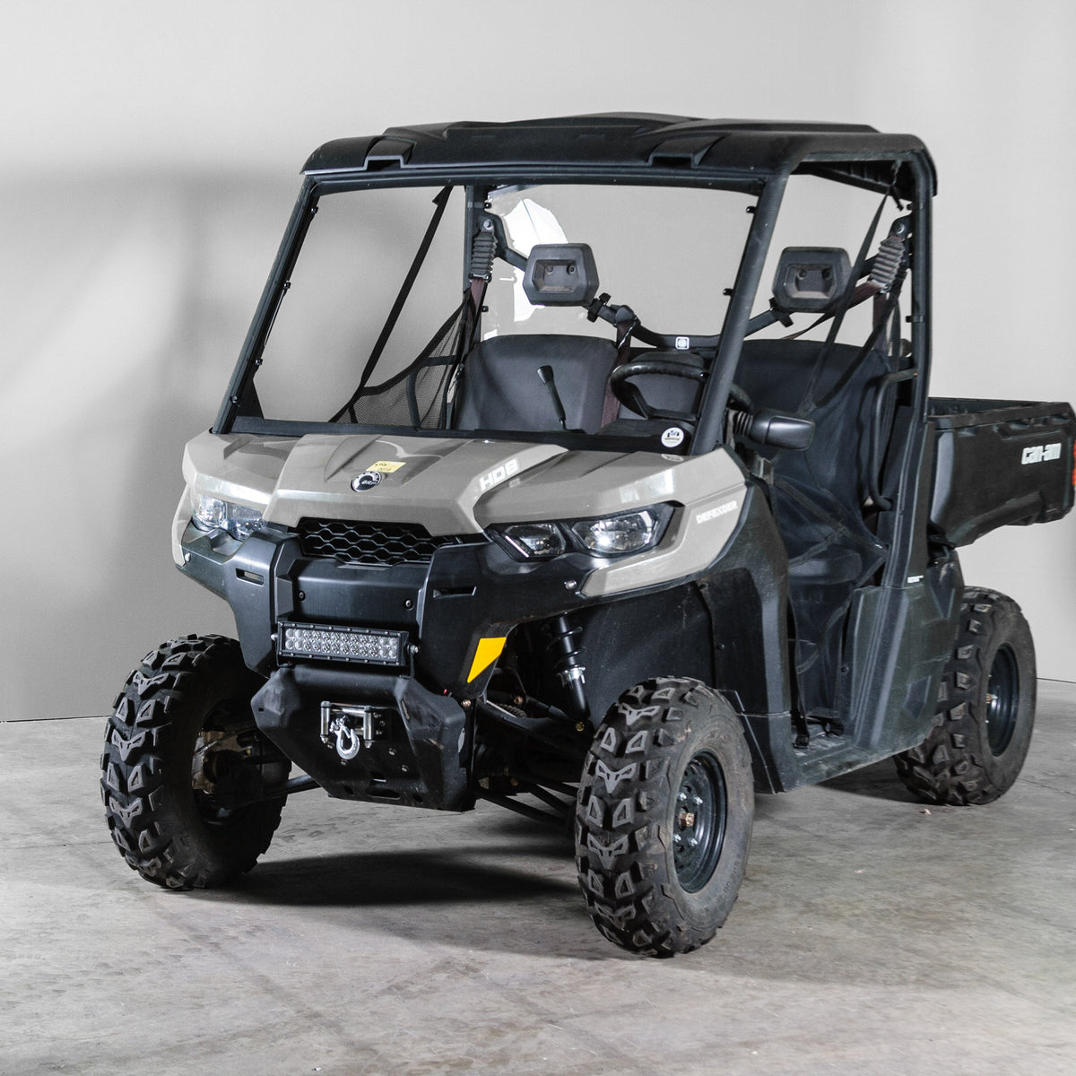 Terrarider Can-Am Defender 3/16" Scratch Resistant Full Windshield ...