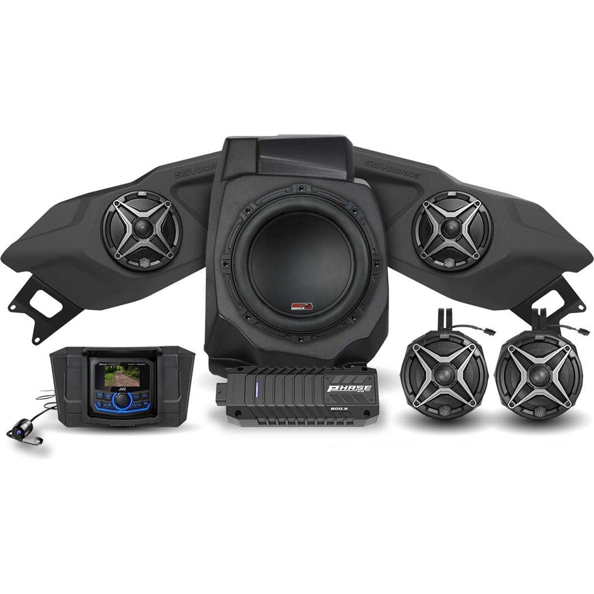 Polaris RZR Pro / Turbo R 5-Speaker Audio System with Head Unit – R1 ...